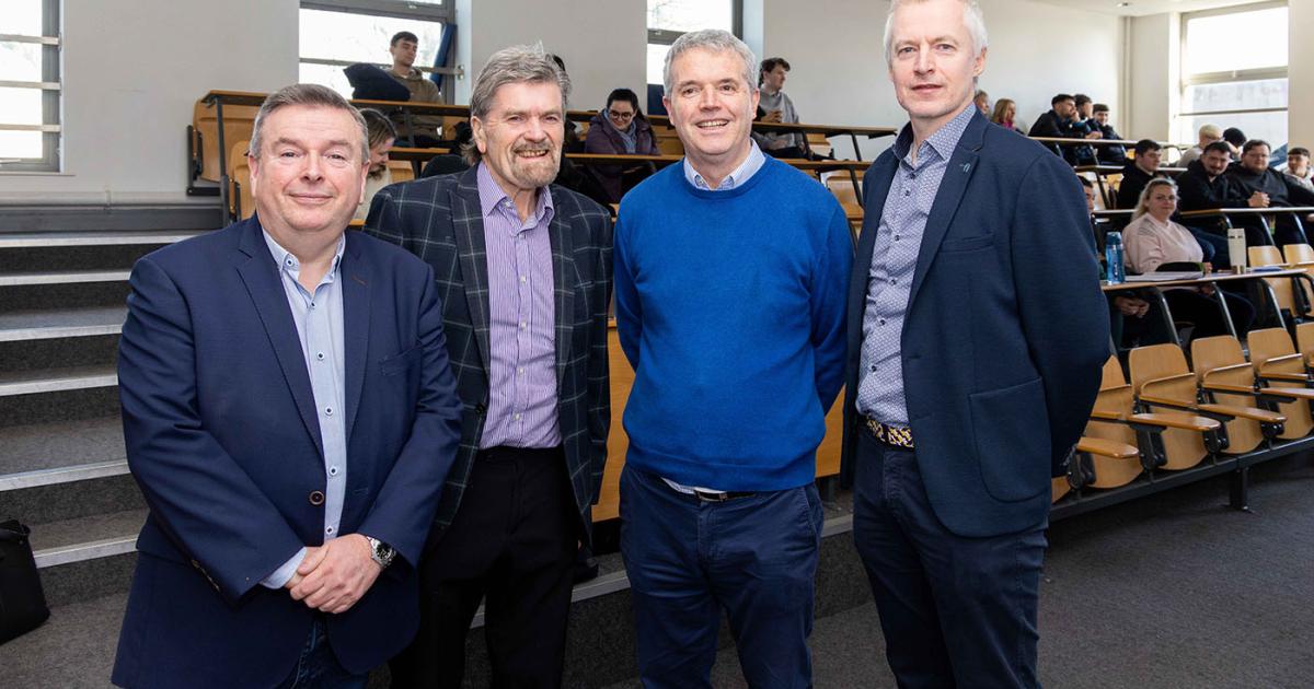 DkIT Accounting Students Welcome Professor David Gibson | DkIT