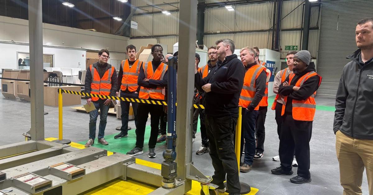 DkIT Mechanical Engineering students visit Thompson Aero Seating | DkIT