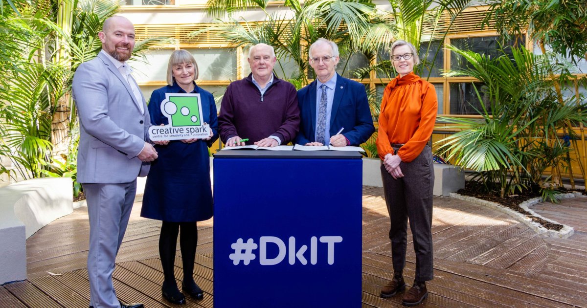 Dundalk Institute of Technology extends collaboration with Creative Spark | DkIT