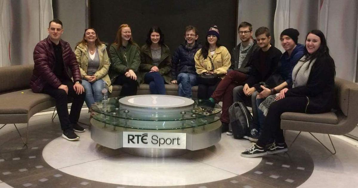 Third Year Film and TV Students Class Trip to RTE | DkIT